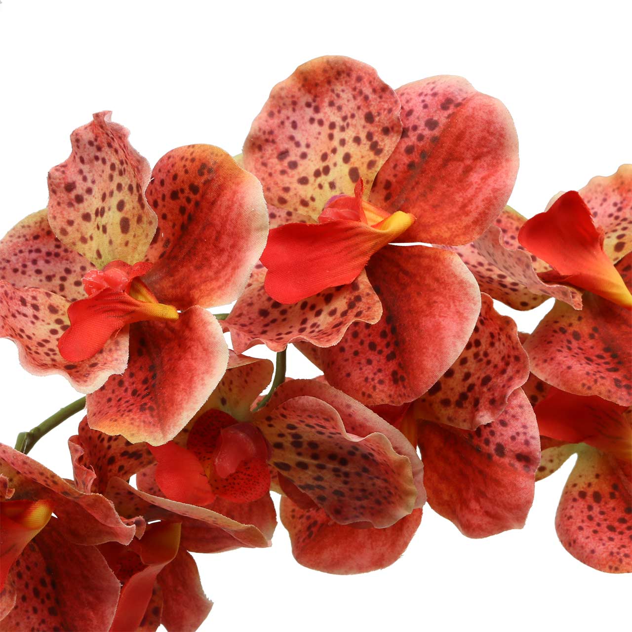 Floristik24.be Orchidée artificielle Phaelaenopsis Rouge, Orange H81cm ...