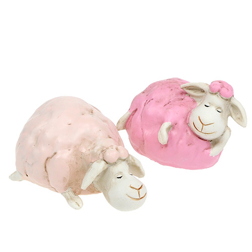 Floristik24.be Mouton Rose vif 5,5cm - 7cm 3P-514101-10