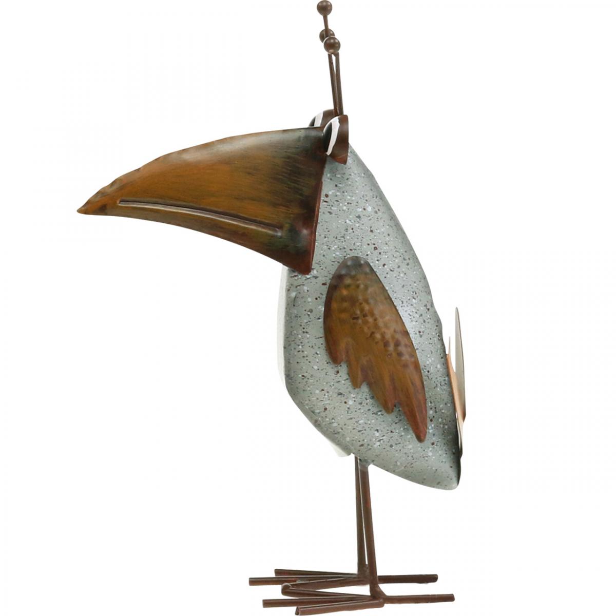 Floristik24.be Oiseau en métal, corbeau décoratif, décoration en métal ...